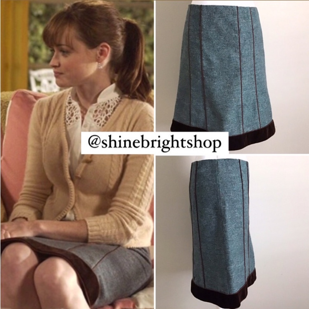 Rare Early 2000s Vintage Tweed Skirt Aso Rory Gilmore… - Gem